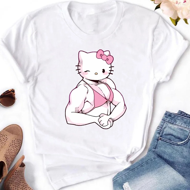 Camiseta Hello Kitty Maromba Academia | Shopee Brasil
