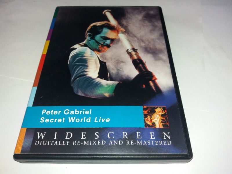 Dvd - Peter Gabriel - Secret World Live 1994 - Genesis - Encarte ...