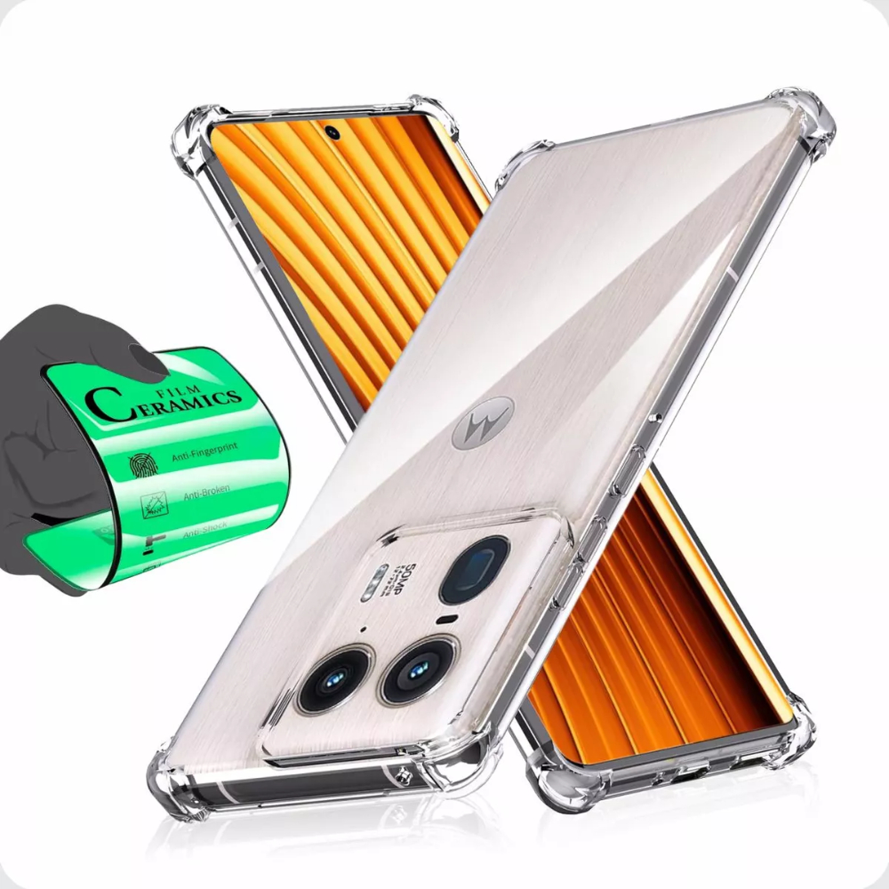 Kit Capa Capinha + Película 9d Para Motorola Moto Edge 50 Ultra ...