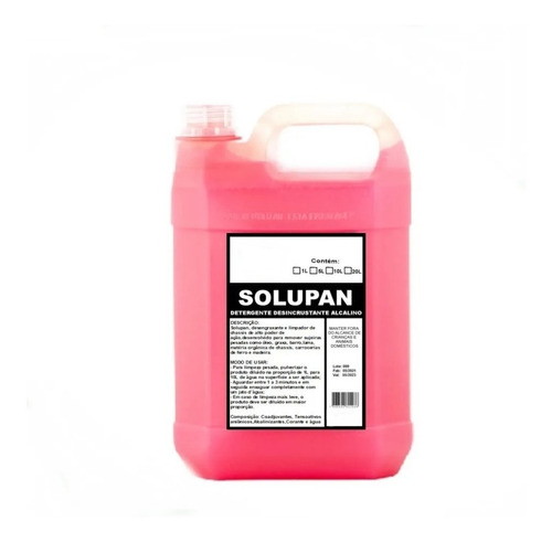 Limpador Solupan Desengraxante Concentrado 5 Litros | Shopee Brasil