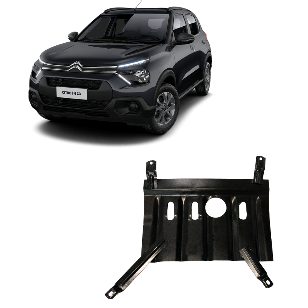Protetor Carter Reforçado Original Atos Citroen C3 2023 Até 2025 Live ...