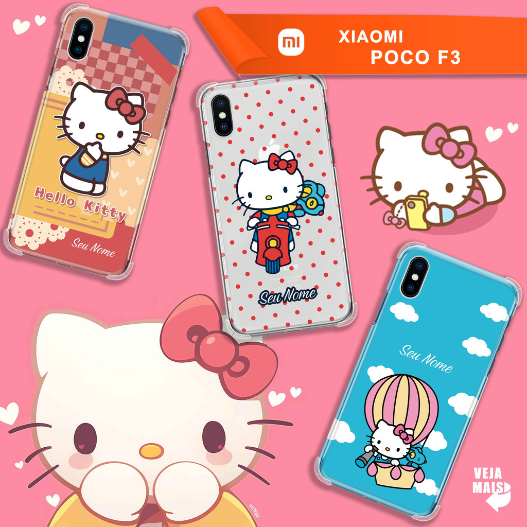 Capa Capinha - Xiaomi Poco F3 - Hello Kitty Personalizada | Shopee Brasil
