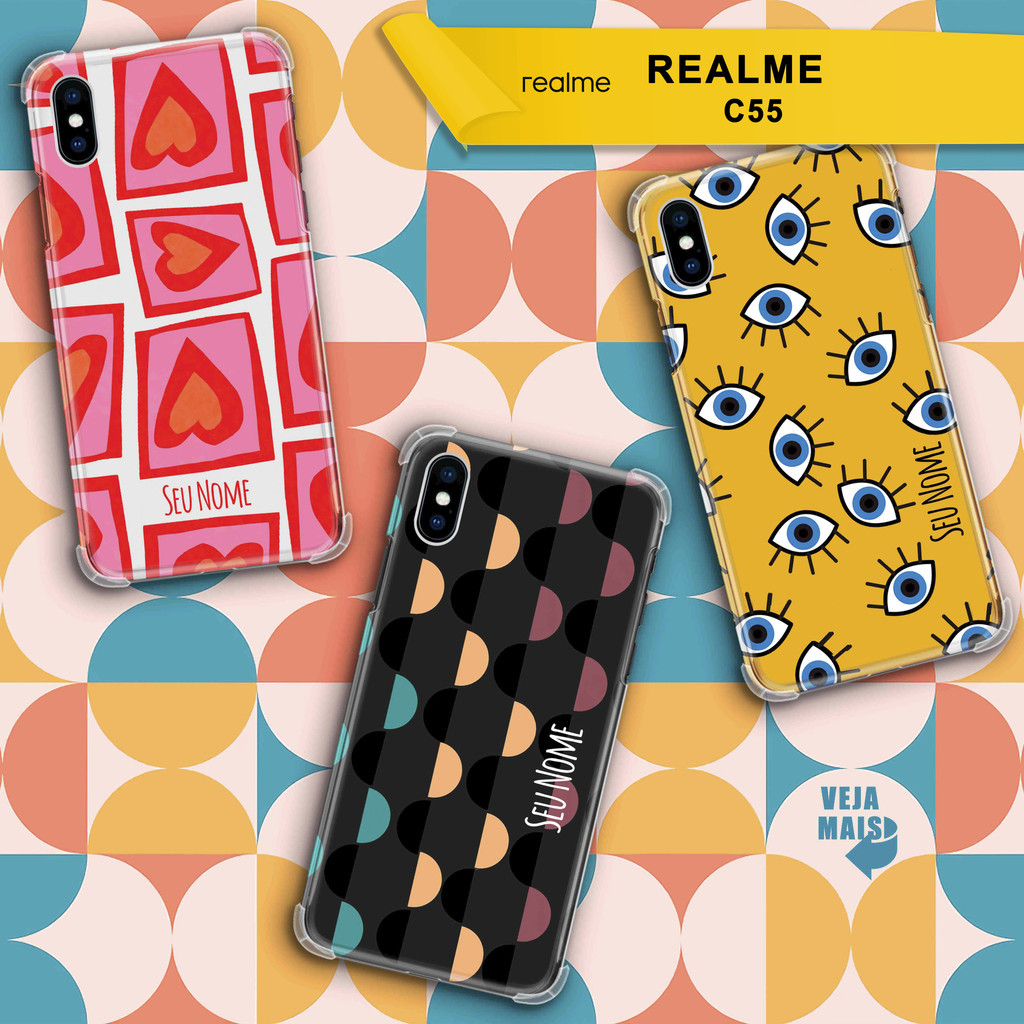 Capa Capinha - Realme C55 - Coleção Padrões Personalizados | Shopee Brasil