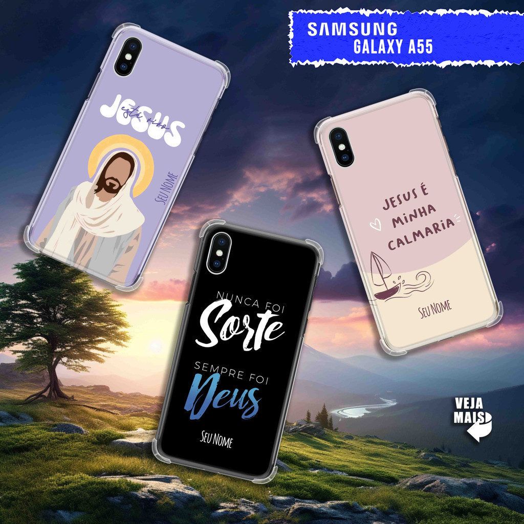 Capa Capinha - Samsung Galaxy A55 - Religiosa Personalizada | Shopee Brasil