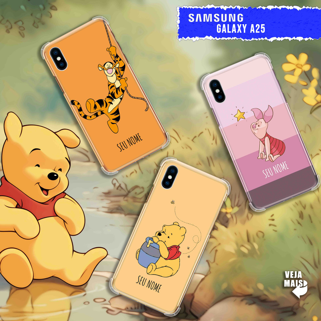 Capa Capinha - Samsung Galaxy A25 - Pooh Personalizada | Shopee Brasil