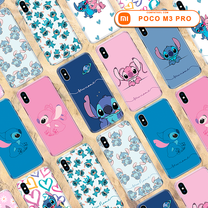Capa Capinha - Xiaomi Poco M3 Pro - Stitch & Angel | Shopee Brasil