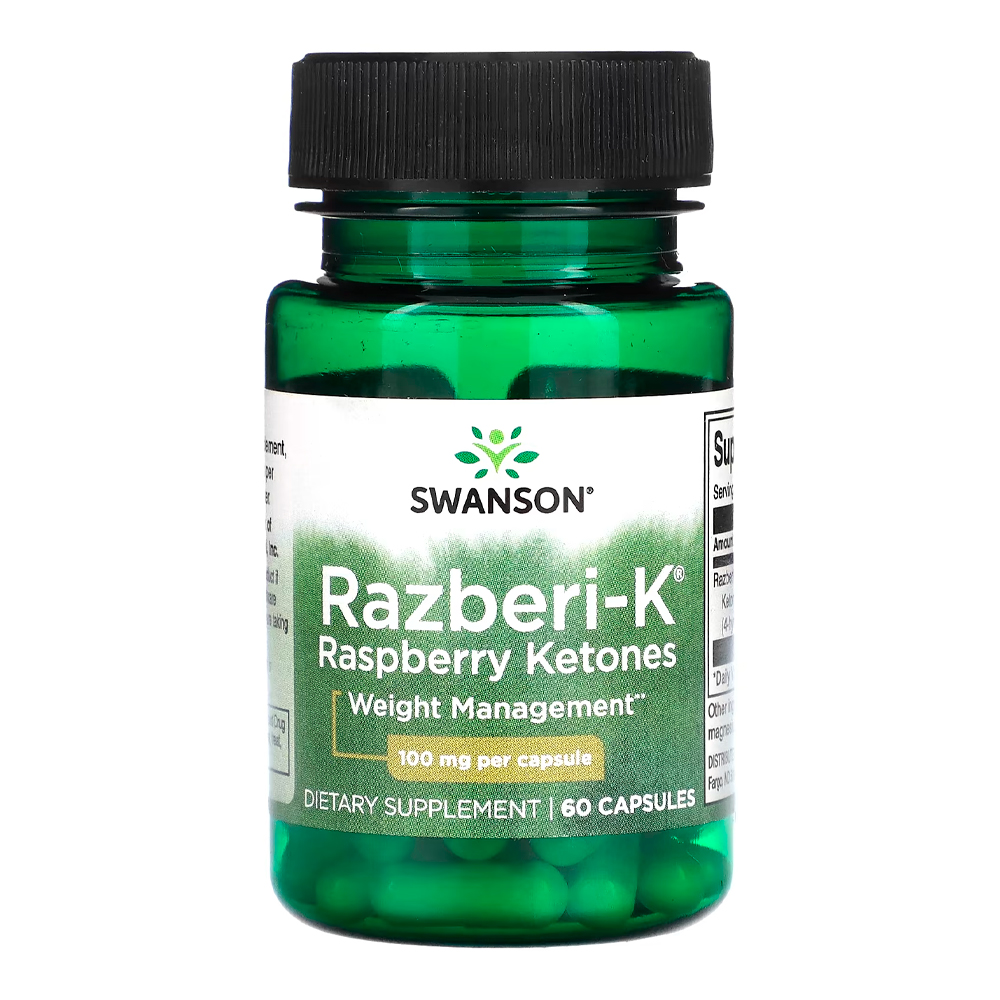 Cetonas Framboesa Razberi-K Swanson 60 Caps Importado | Shopee Brasil