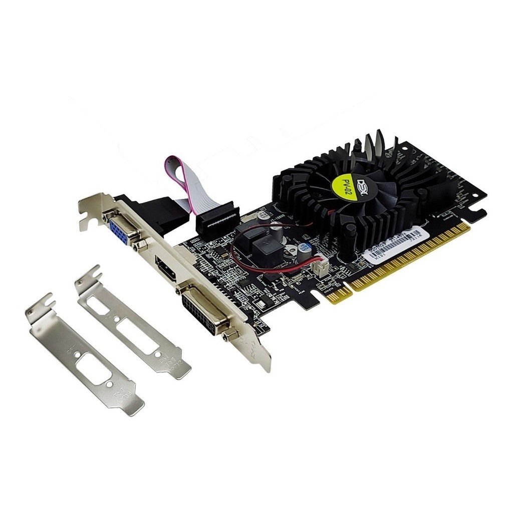Placa De Vídeo Pc Geforce Gt 210 1gb 64bits Ddr3 | Shopee Brasil