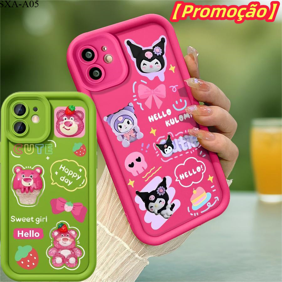 Capinha Samsung Galaxy A06 A05 A05S A04E A03 A01 A10 A10S A11 A31 A51 A71 Core Para Silicone ...