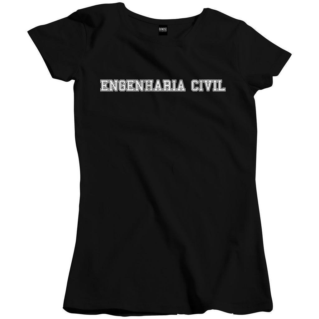 Camisa Feminina Curso Profissão Engenharia Civil Fac 112 | Shopee Brasil