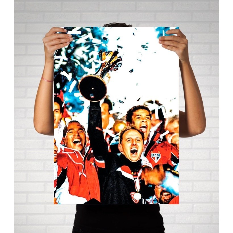 Kit Pôster GRANDE Plastificado Rogério Ceni Título Mundial SPFC - São ...