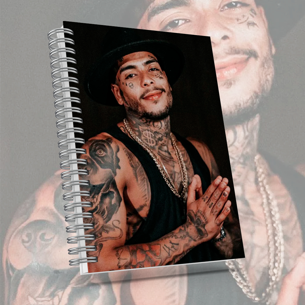 Caderno MC Kevin com brinde especial - Capa dura, alta qualidade de ...