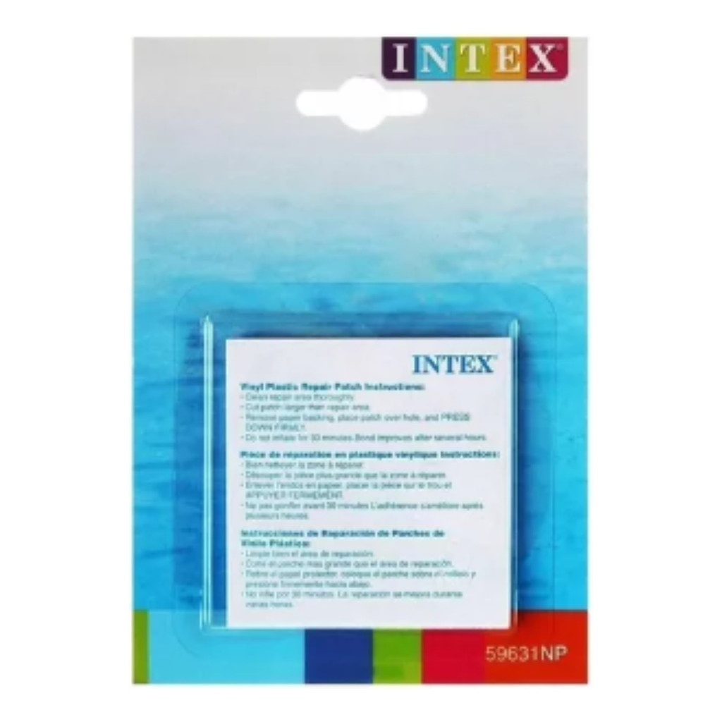 Adesivo Para Reparo De Boias, E Piscinas C/6 Un 59631 Intex | Shopee Brasil
