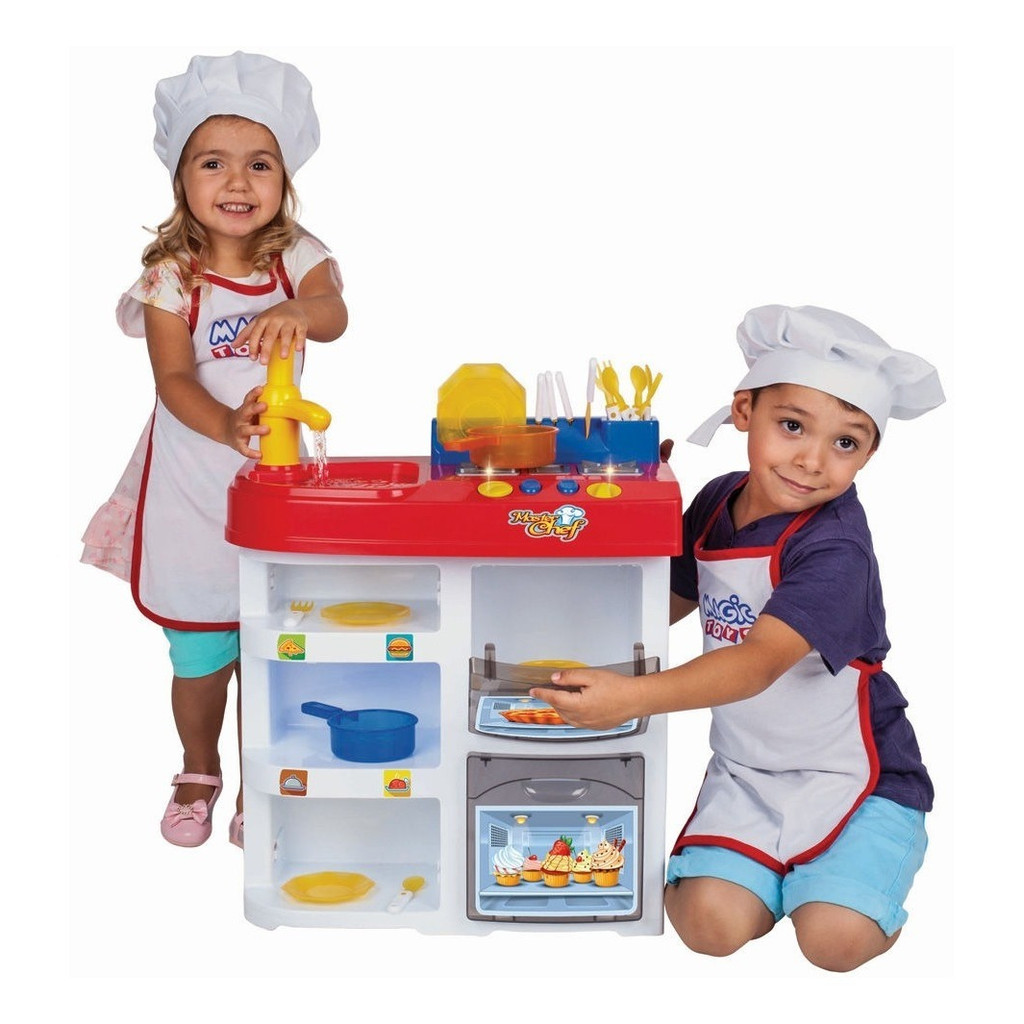 Cozinha Infantil Completa Master Chef Kids Magic Toys Cor Colorido Conforme Imagem | Shopee Brasil