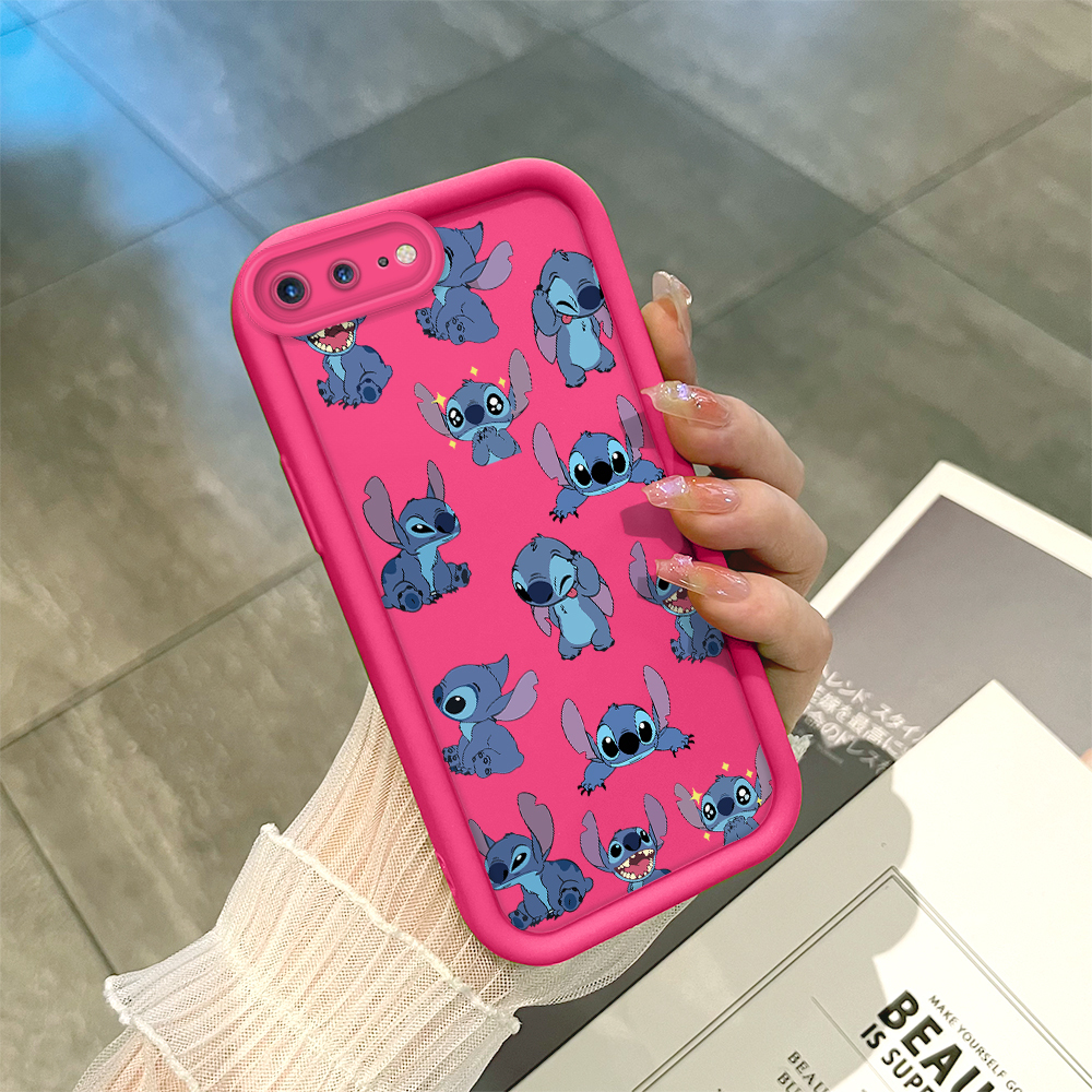 Capa iPhone 7 8 Plus Para Capinha De Celular Stitch Silicone Case 0349 | Shopee Brasil