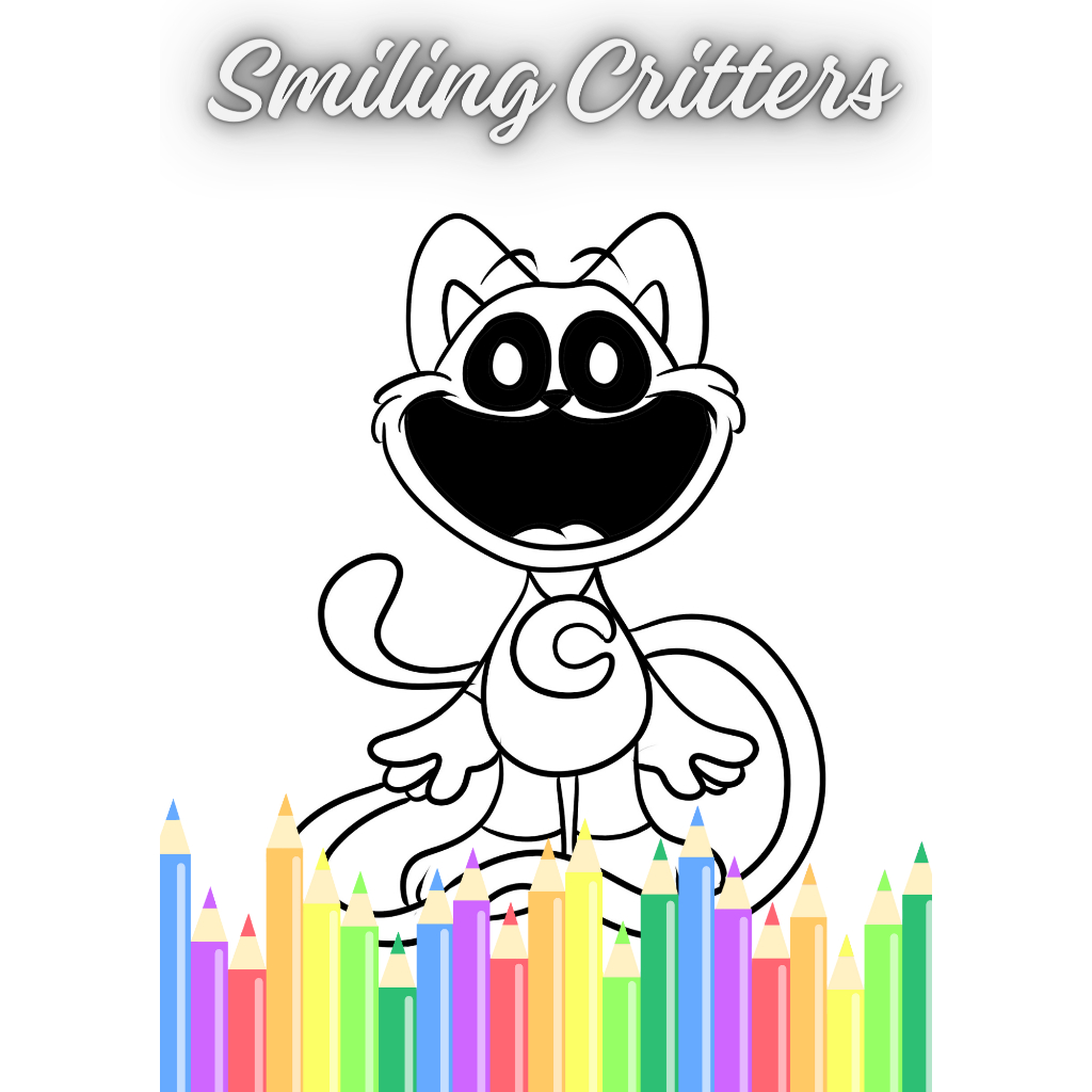 Smiling Critters Poppy Playtime | 110 Desenhos para Colorir | Folhas ...