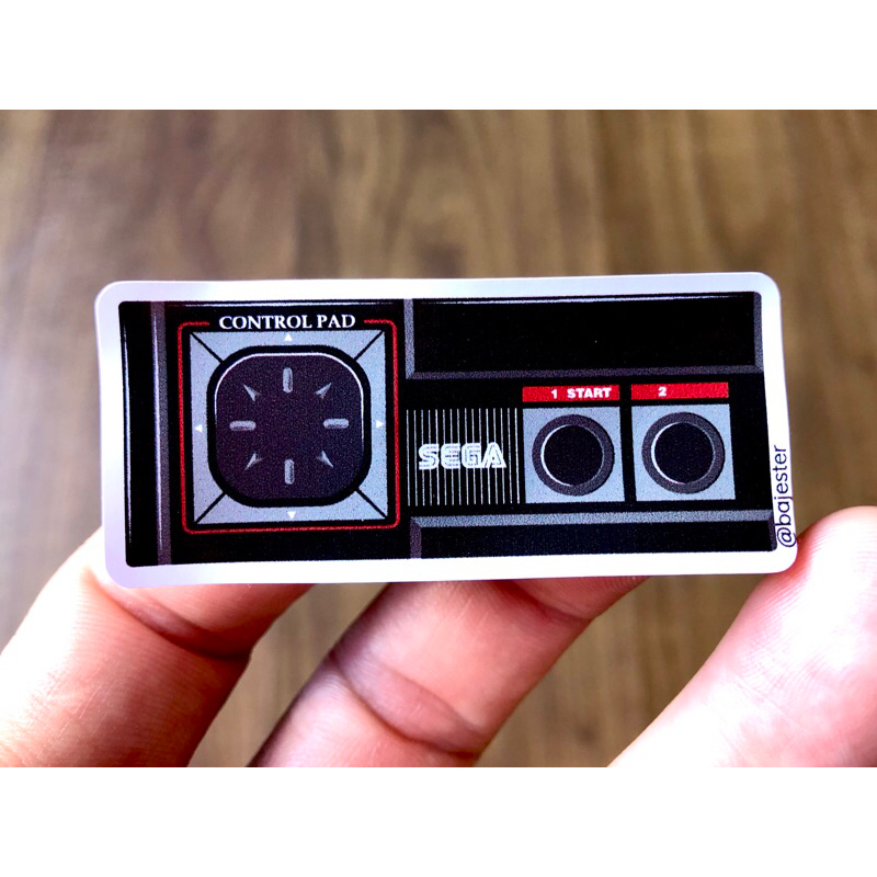 2 Adesivos Master System Controle Sega Game Sticker | Shopee Brasil