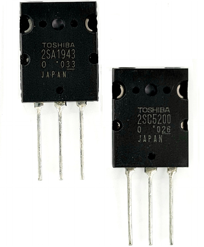 Kit 3 pares 2sa1943 + 2sc5200 Transistor Original Toshiba Japan 2sa 1943 2sc 5200 | Shopee Brasil