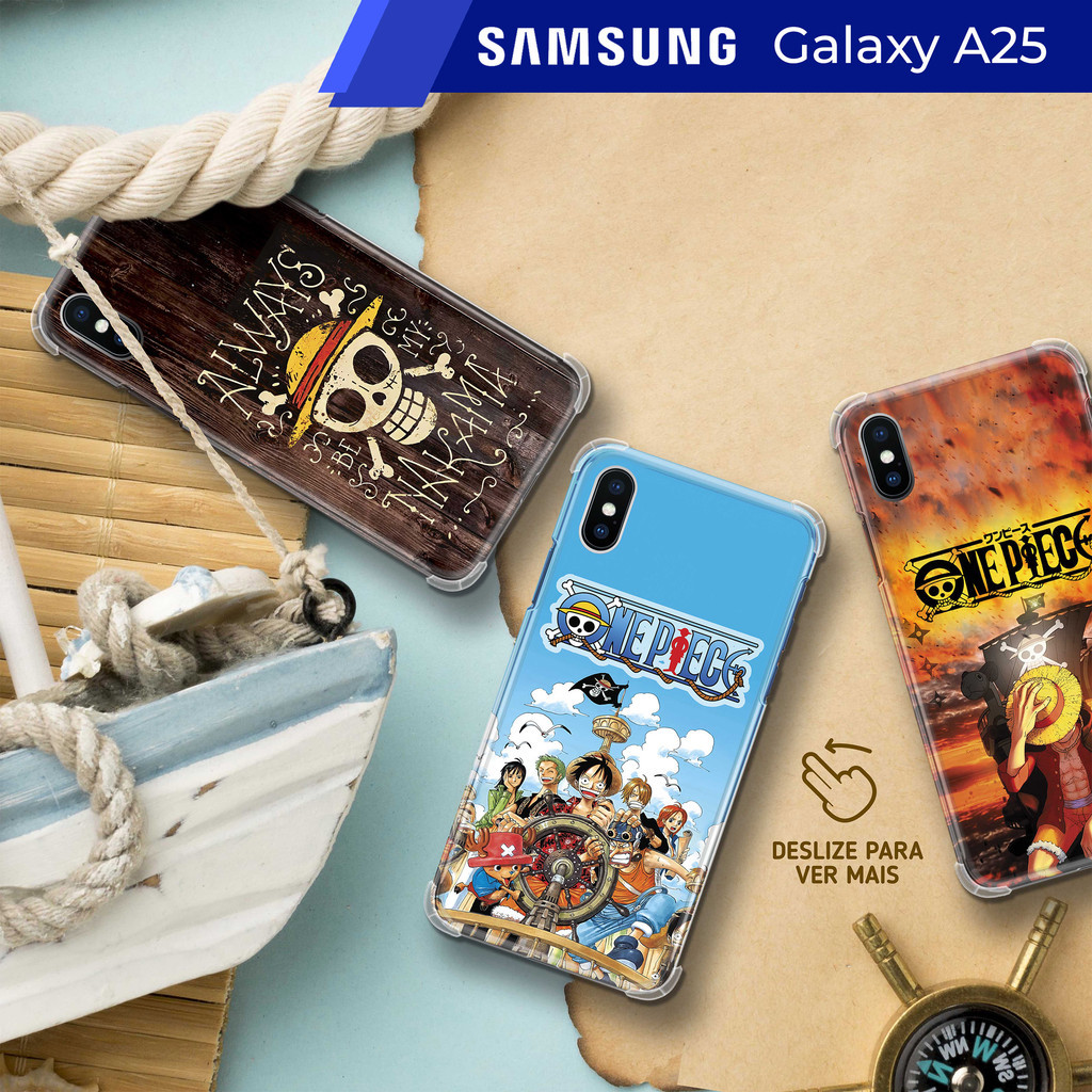 Capa Capinha - Samsung Galaxy A25 - One Piece Pirata Anime | Shopee Brasil