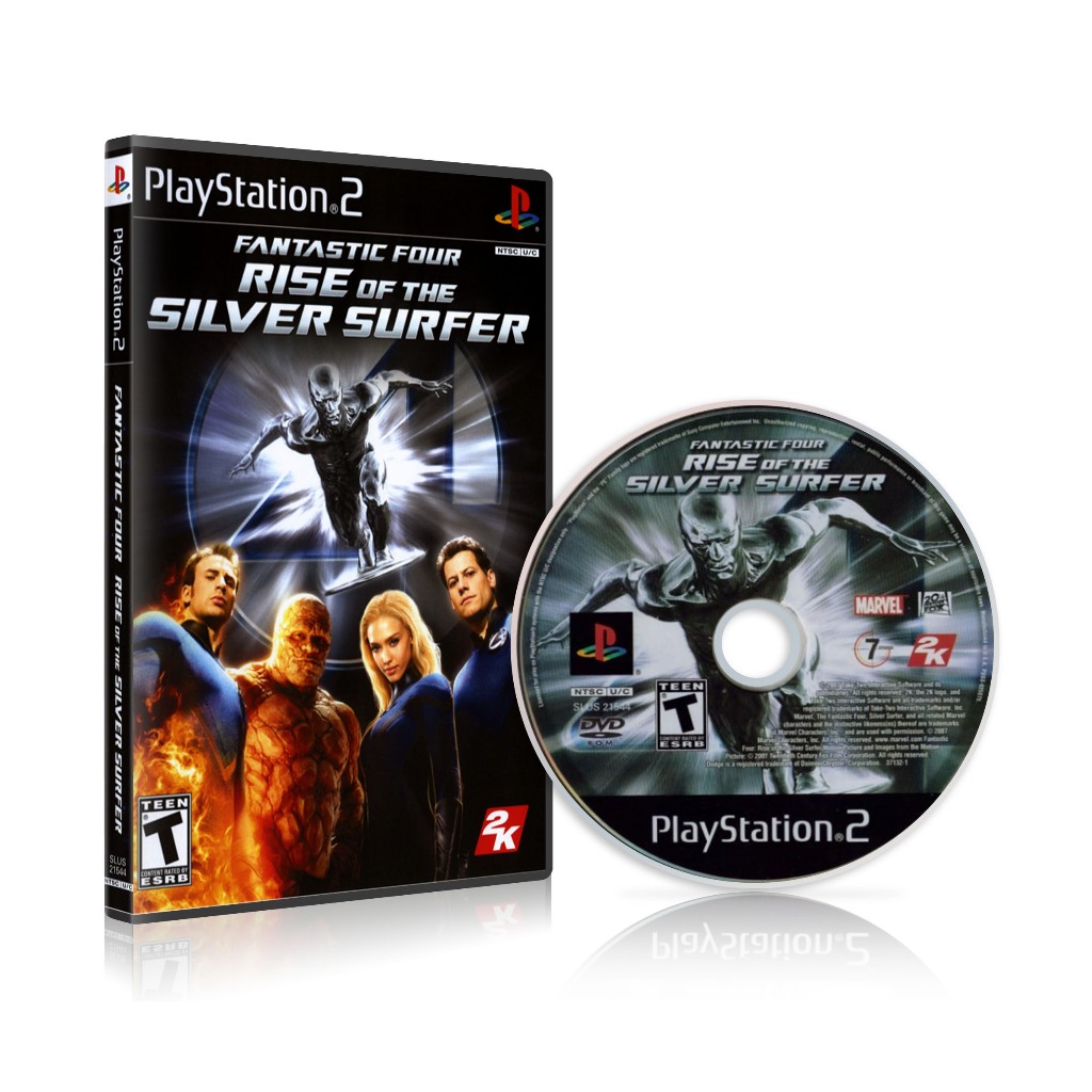 Fantastic Four - Rise of the Silver Surfer Jogo Playstation 2 / PS2 ...