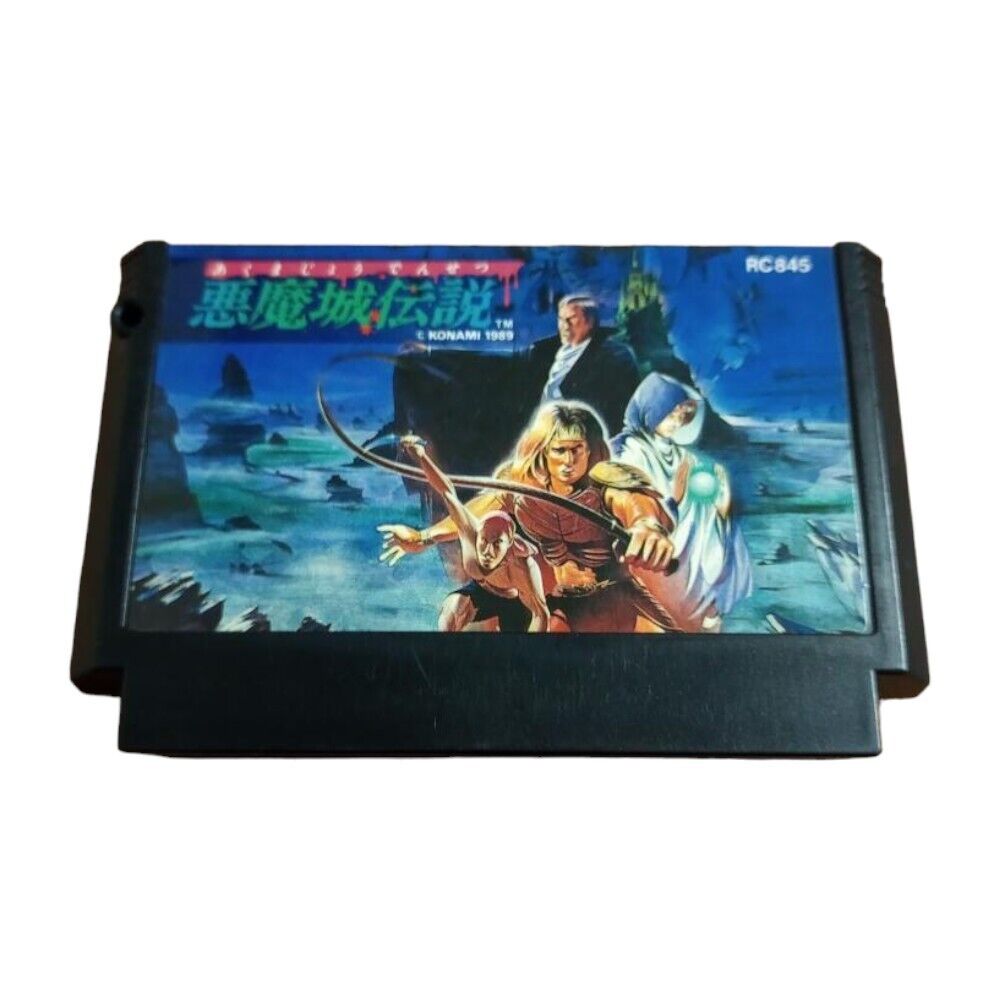 Nintendo Famicom Akumajo Densetsu Castlevania 3 III FC NES Japão ...