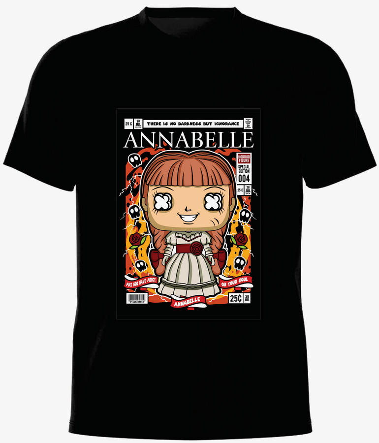 Camiseta Funk POP geek Annabelle | Shopee Brasil