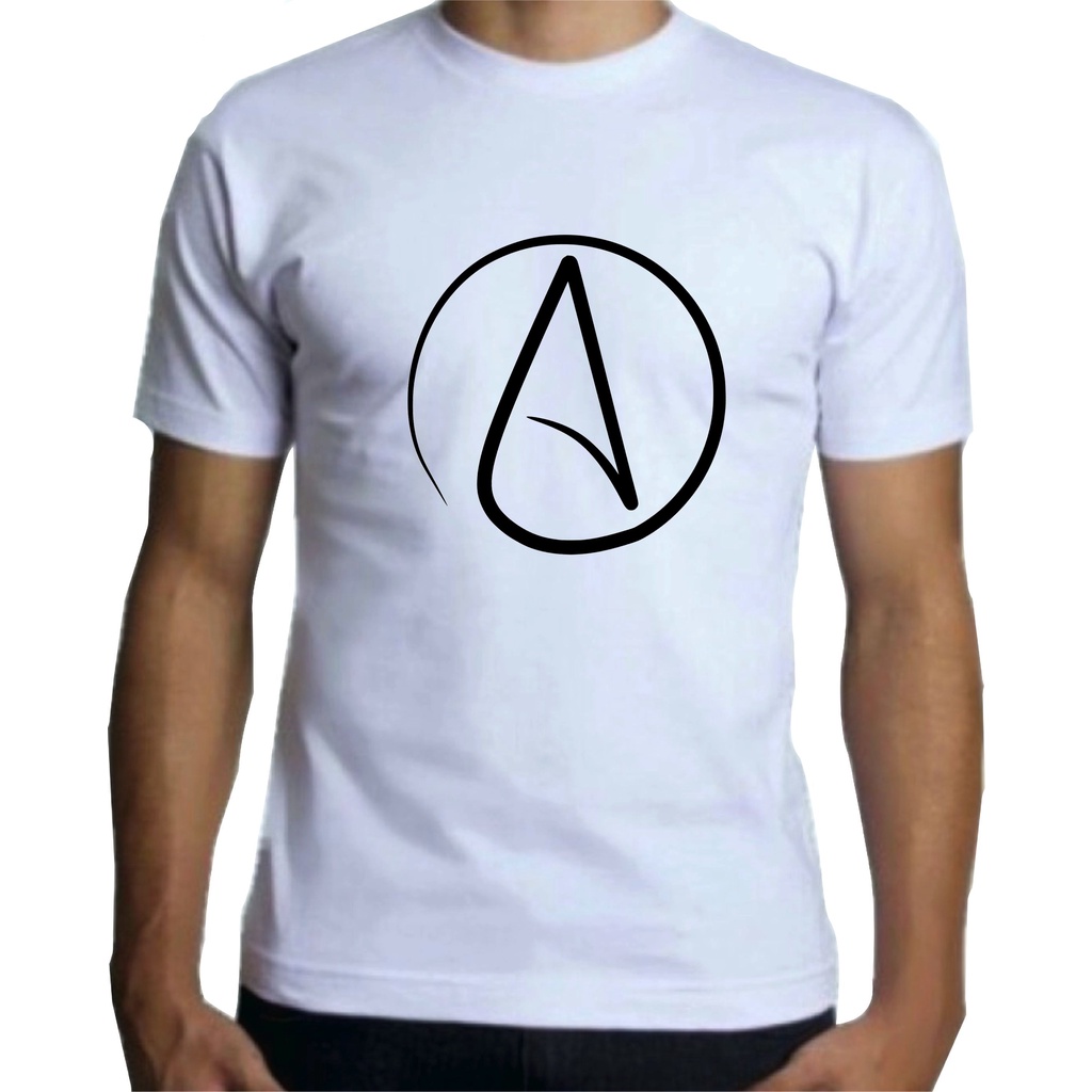 Camiseta Adulto Masculina, Ateu Símbolo do Ateísmo | Shopee Brasil