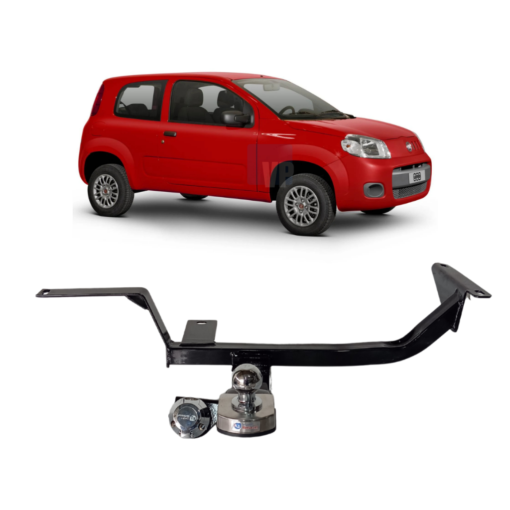 Engate Reboque Fiat Uno Vivace Way 2011/2022 Original Homologado Aço ...