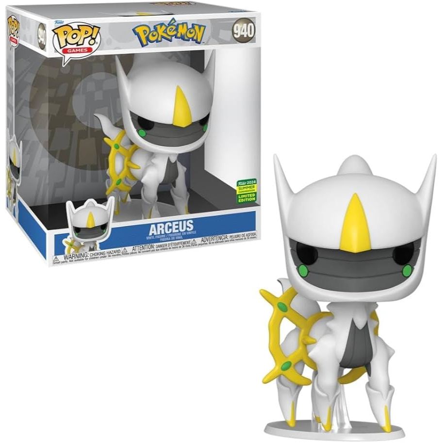 Arceus 940 Funko Pop Original Jumbo Sized Pokémon Exclusivo Games ...