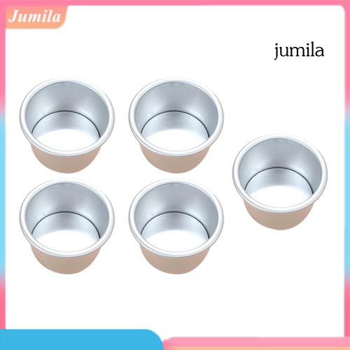 Spp _ 5pcs Mini Forma De Bolo Redonda De 2,5 Pol . De Fundo Removível ...