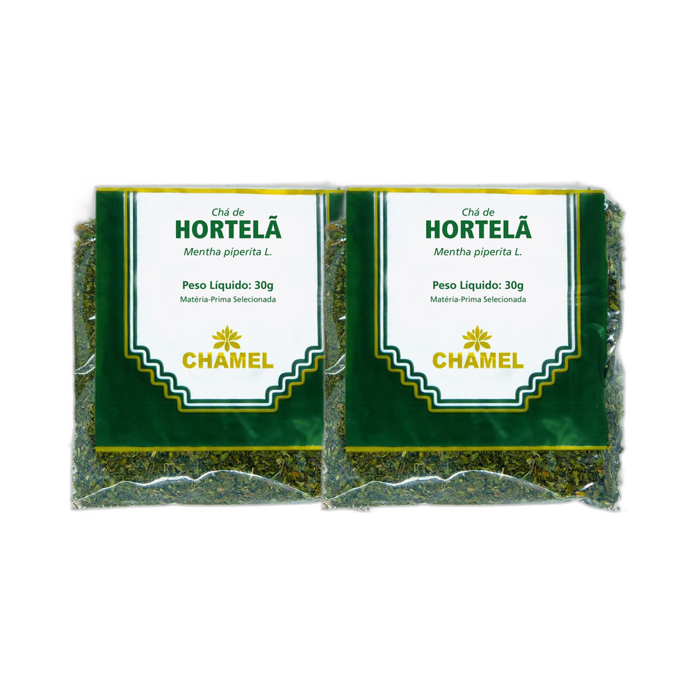 Kit 2x Chá Pacote Hortela 30g - CHAMEL | Shopee Brasil