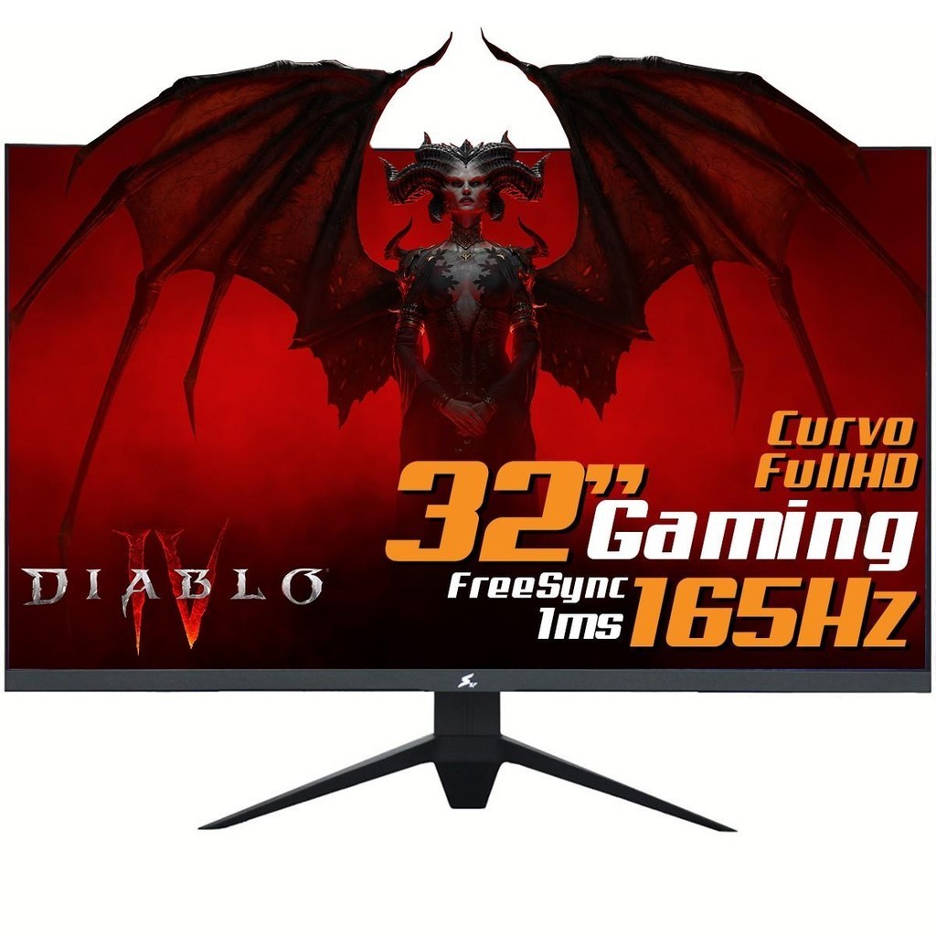 Monitor Gamer SuperFrame Precision 31.5"UltraCurvo 165Hz 1ms | Shopee ...