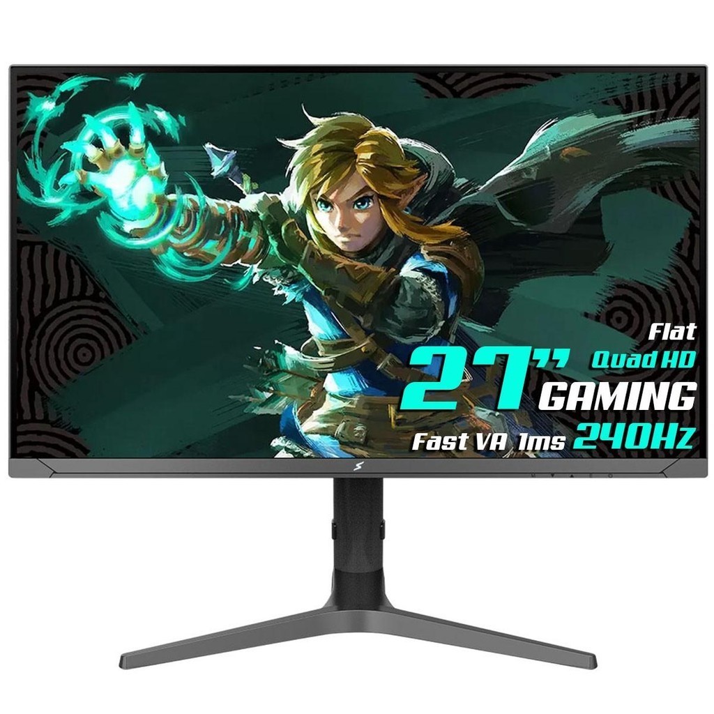 Monitor Gamer SuperFrame Epic, 27" Quad HD Fast VA 1ms 240Hz | Shopee Brasil