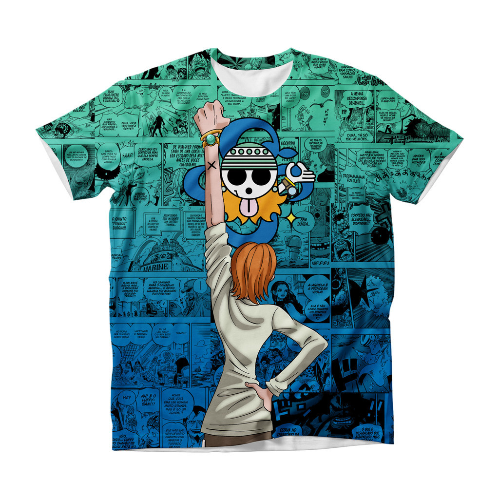Camiseta One Piece - Nami Alabasta - Estampa Exclusiva | Tecido Dry ...