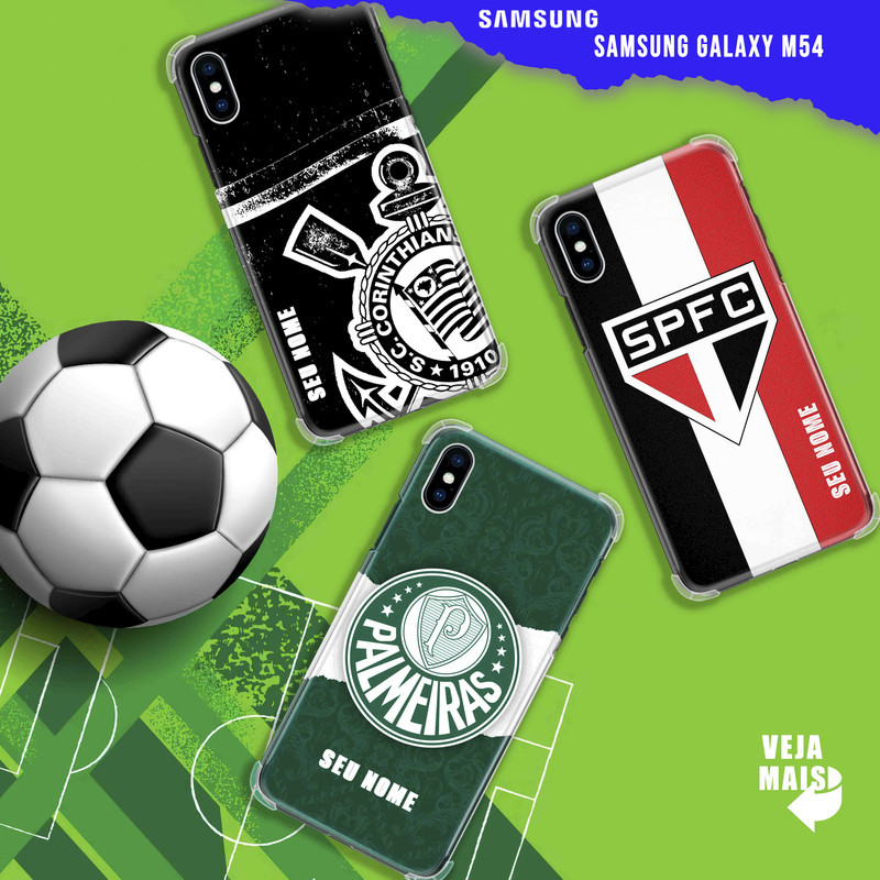 Capa Capinha - Samsung Galaxy M54 - Futebol 2 Personalizada | Shopee Brasil