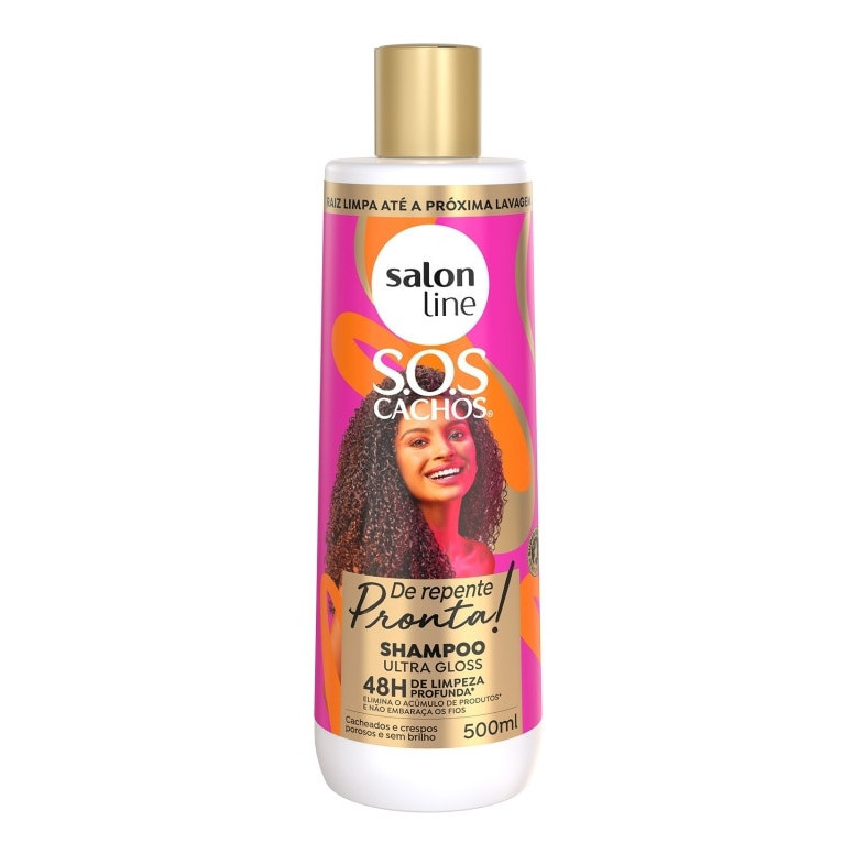 Sos Shampoo Ultra Gloss De Repente Pronta 500Ml Salon Line | Shopee Brasil