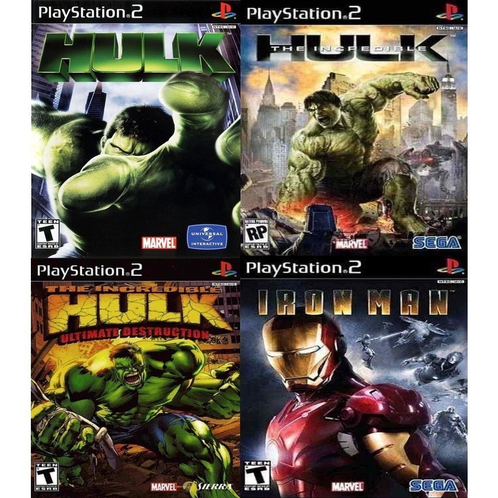 Kit Hulk Collection + Iron Man com 4 Jogos () | Shopee Brasil