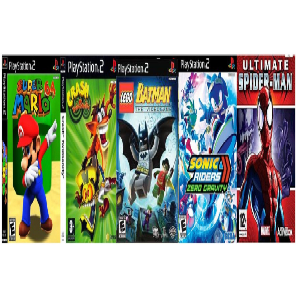 Mario Crash Lego Sonic Spider Man Infantil kityy 2 Variados | Shopee Brasil