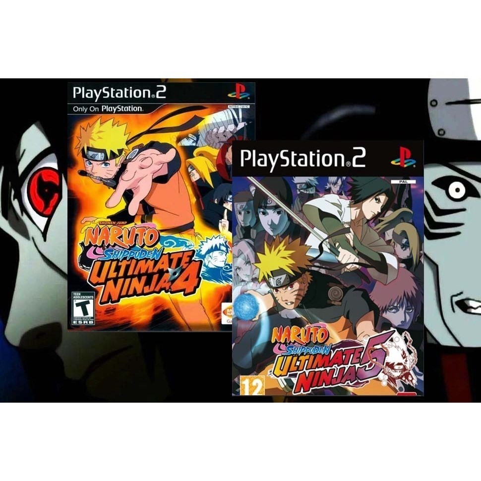 Naruto Ultimate Ninja 4 E 5 - Kit 2 Jogos Ps2 | Shopee Brasil