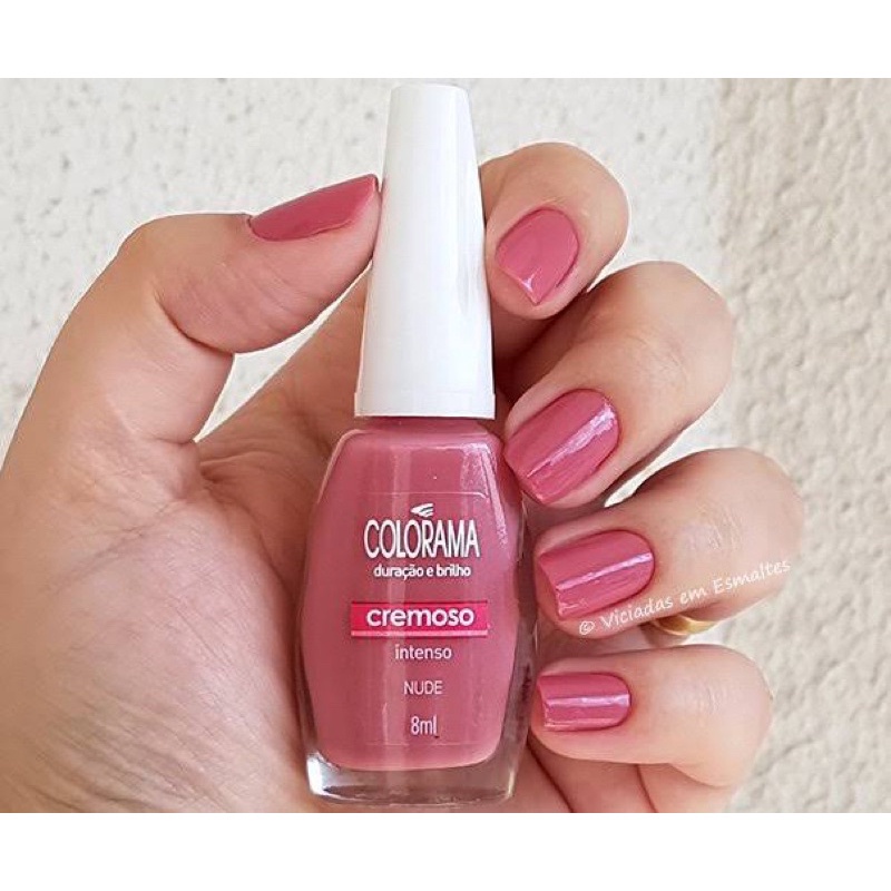 Esmalte Colorama Cremoso Nude 8ml | Shopee Brasil