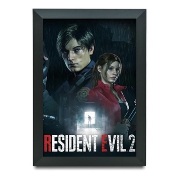 Quadro Resident Evil 2 Remake Poster Moldurado | Shopee Brasil