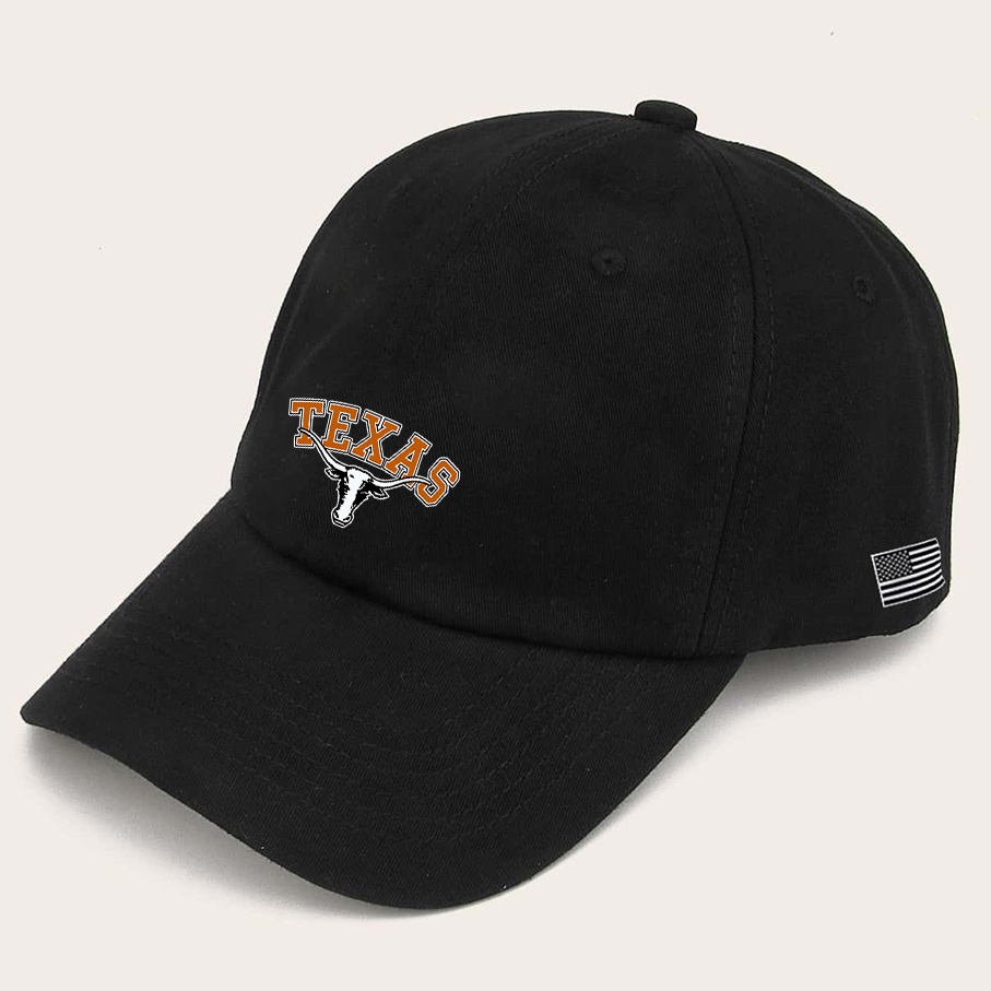 Boné masculino baseball Texas Touro bone preto original Tribos | Shopee ...