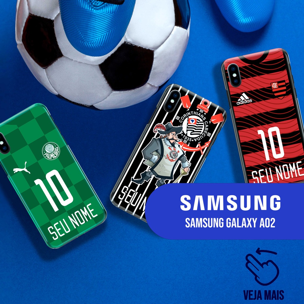 Capa Capinha - Samsung Galaxy A02 - Times Nacionais Personalizado Com ...