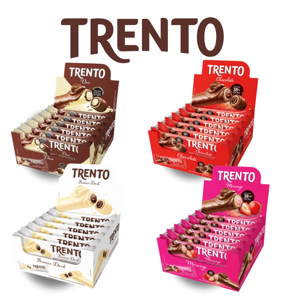 Chocolate Trento 464g (16un x 29g) | Shopee Brasil