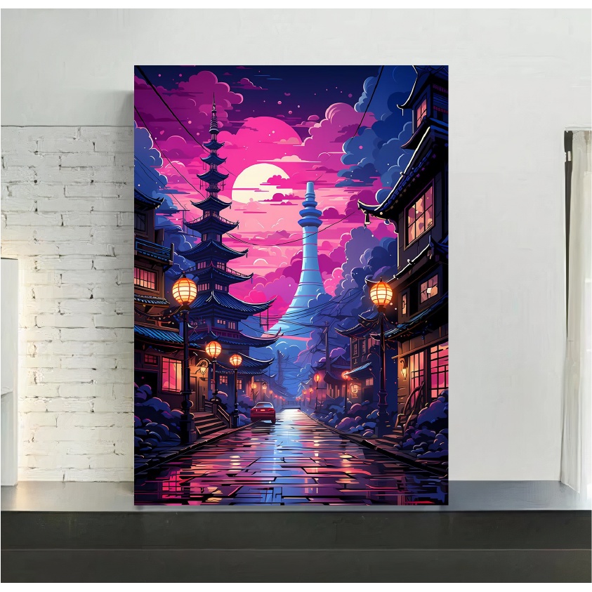 Quadro de mdf poster moldura, Paisagem | Shopee Brasil