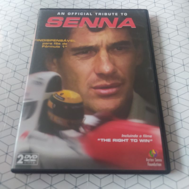 Dvd original duplo An official tribute to Senna | Shopee Brasil