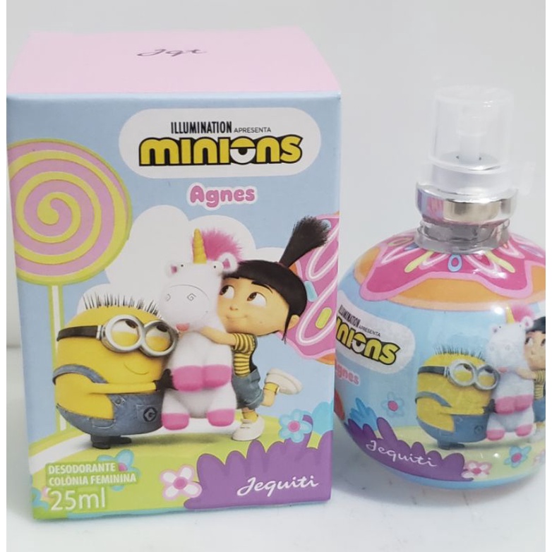 Colônia minions 25 ml feminina e masculina 1 de cada. | Shopee Brasil