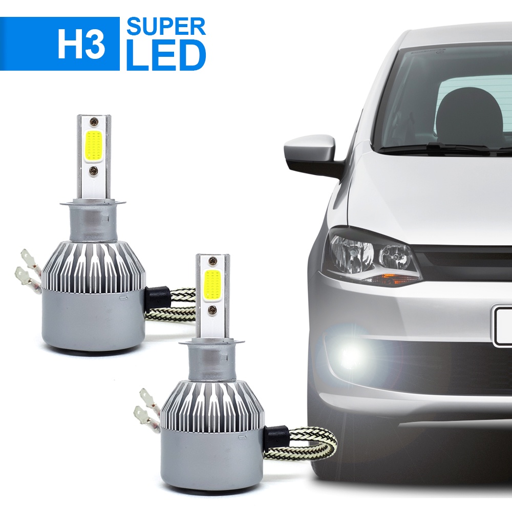 Par Lâmpadas H3 Farol Milha Chevrolet Corsa Classic 2007 2008 2009 2010 ...
