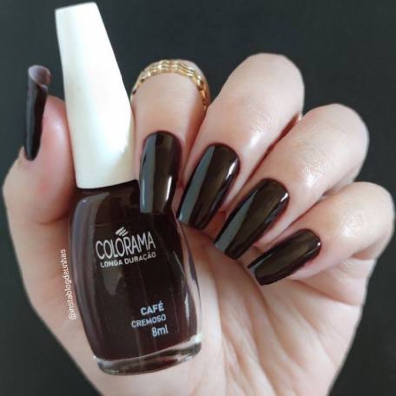 Esmalte Colorama Cremoso Café 8ml | Shopee Brasil