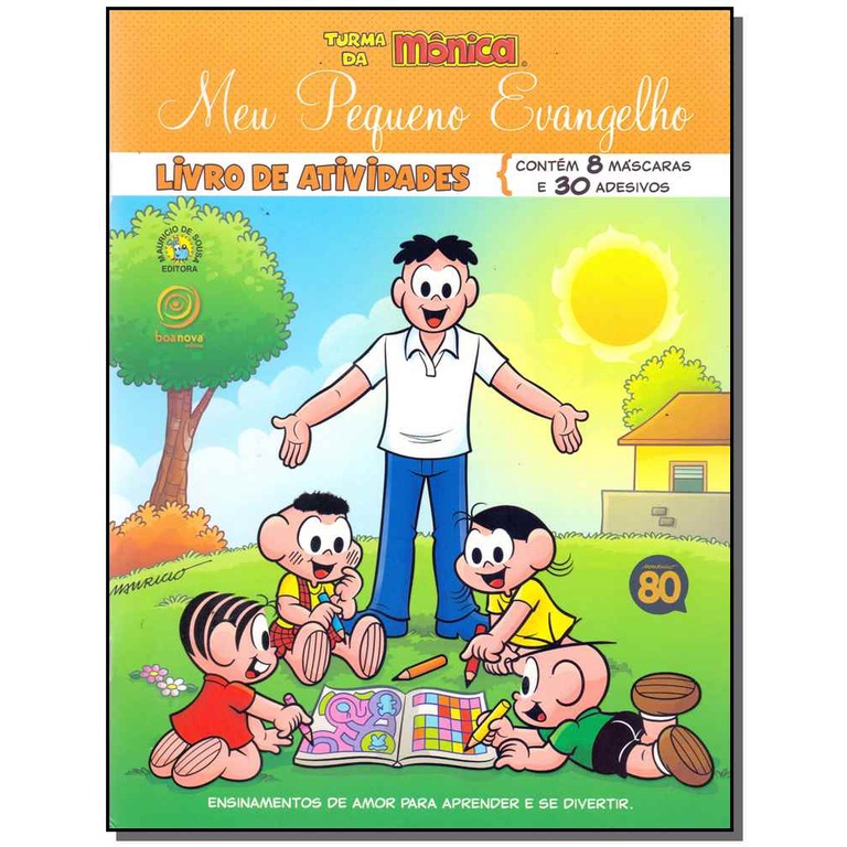 Livro Meu pequeno evangelho - livro de atividades - Turma da Mônica ...